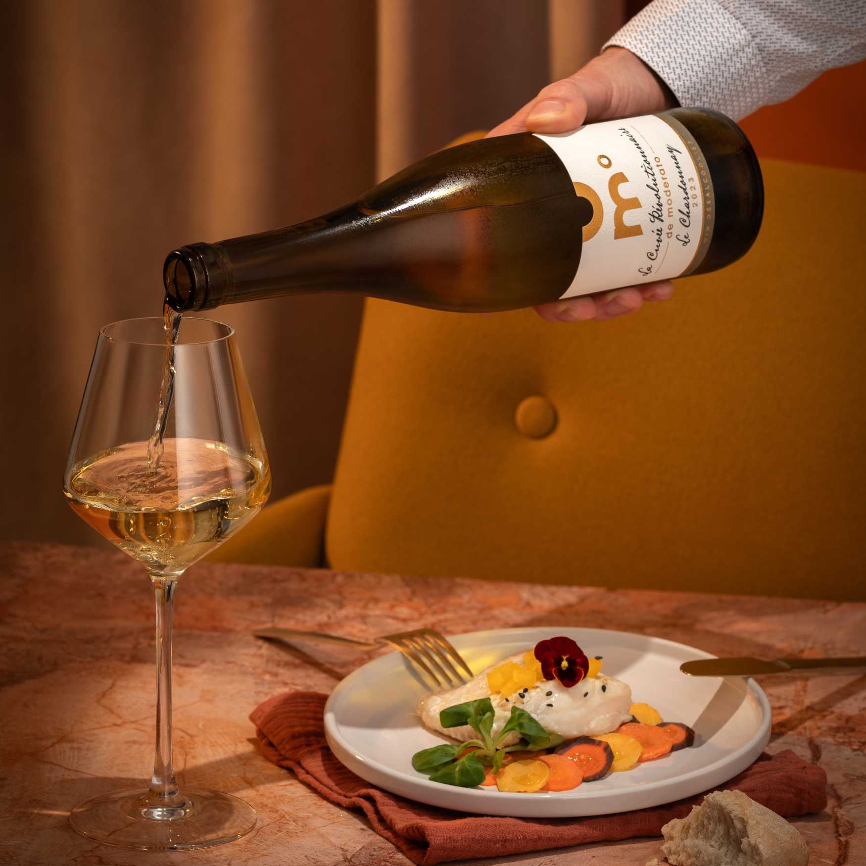 Moderato : un Chardonnay désalcoolisé débarque au Québec